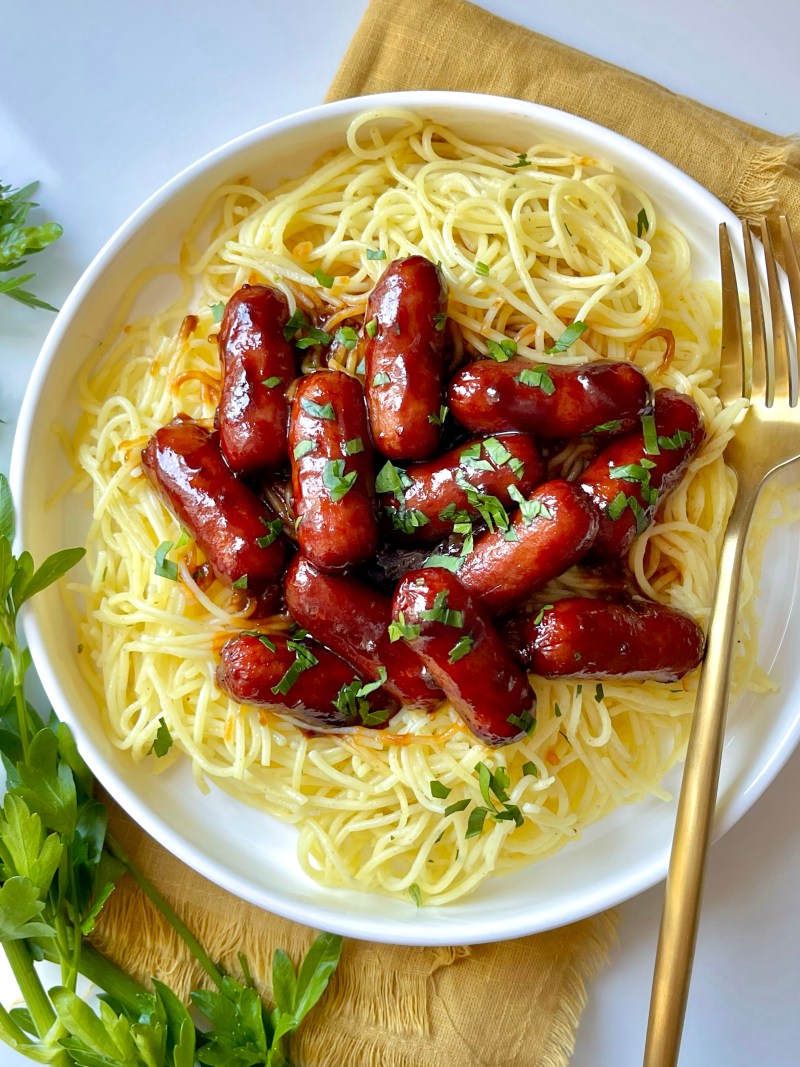 2-Ingredient BBQ little Smokies Recipe on the Stove - Alena's Home Cooking